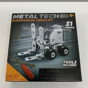 Toys | Metal Tech Toy Mini Building Kit Gift Metal Forklift | Poshmark